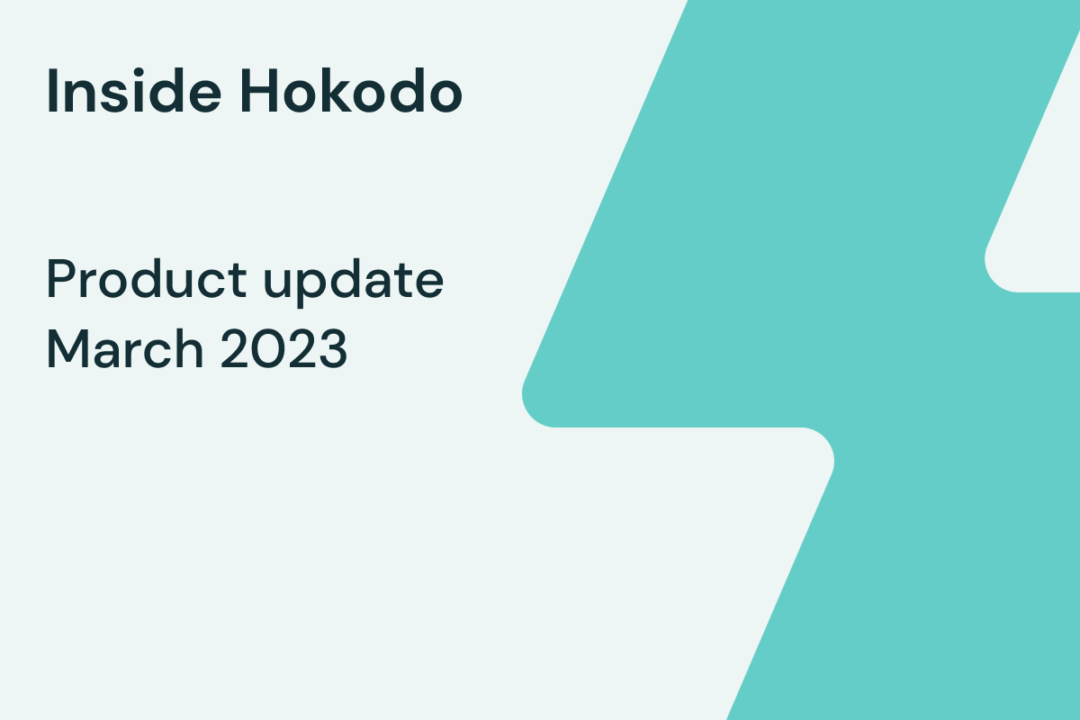 Hokodo product update March 2023